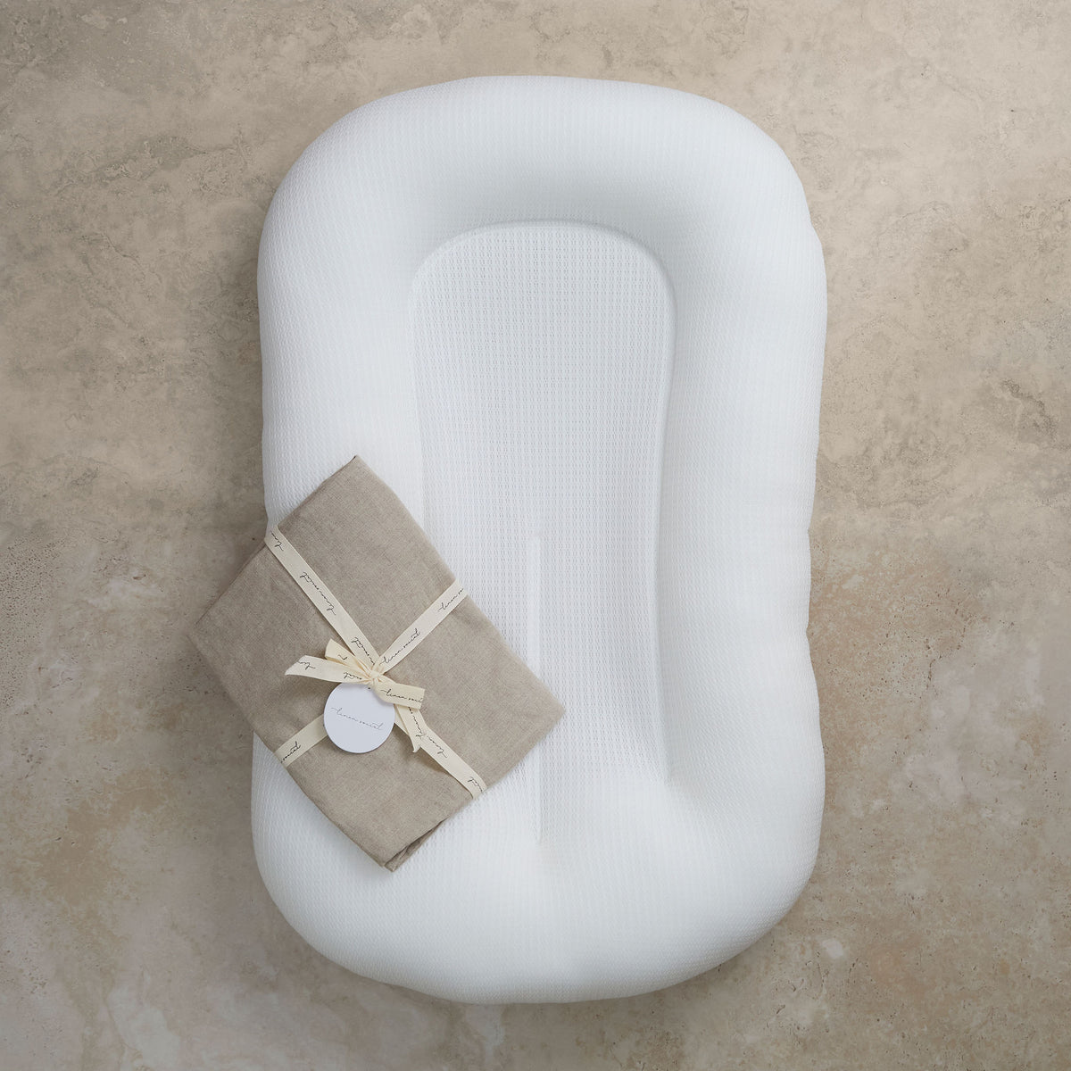 Linen Social Baby Lounger - Natural – Sable Bebe